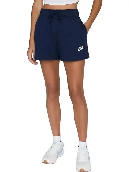 Nike Club Fleece Mid-rise Shorts - Black