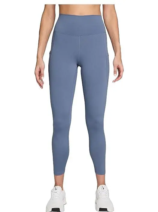 Nike High-waisted 7/8 Pocket Leggings - Blue