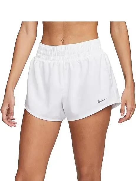 Nike Dri-fit Mid-rise 3 Brief-lined Shorts - White