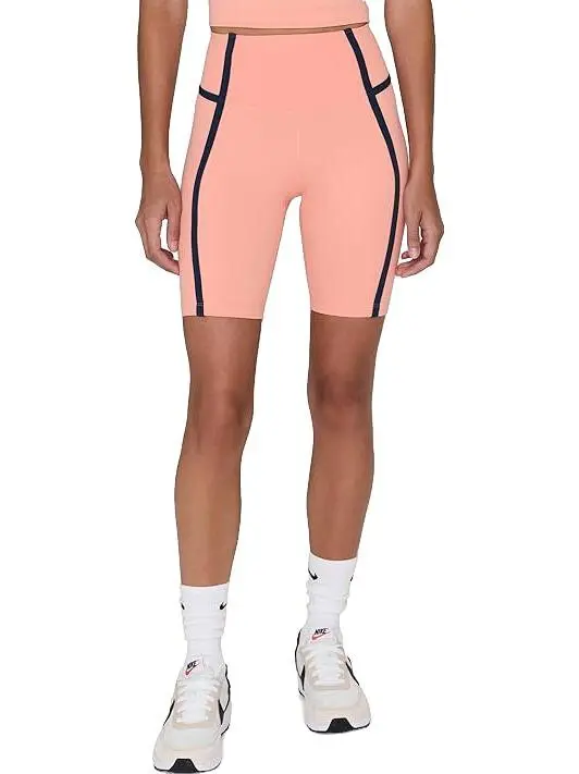 Nike Dri-fit One High-rise 8 Sport Shorts - Coral
