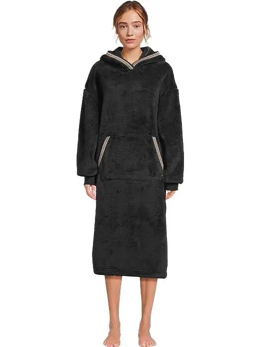 UGG Oversized Plush Fleece Hoodie - Black