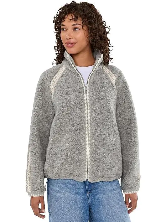 UGG Nikia Crochet Uggfluff Jacket - Cobble