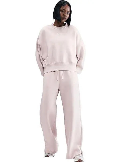 Nike Phoenix Fleece Oversized Crewneck Sweatshirt - Bone