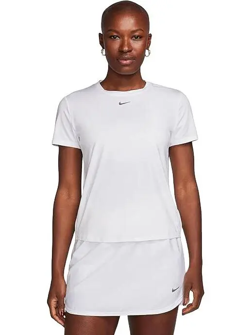 Nike Dri-fit Classic Short Sleeve Top - White
