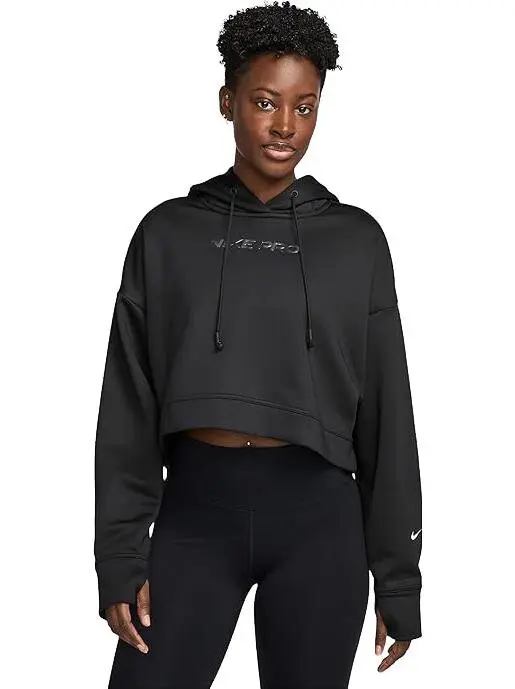Nike Pro Therma-fit Fleece Hoodie - Black
