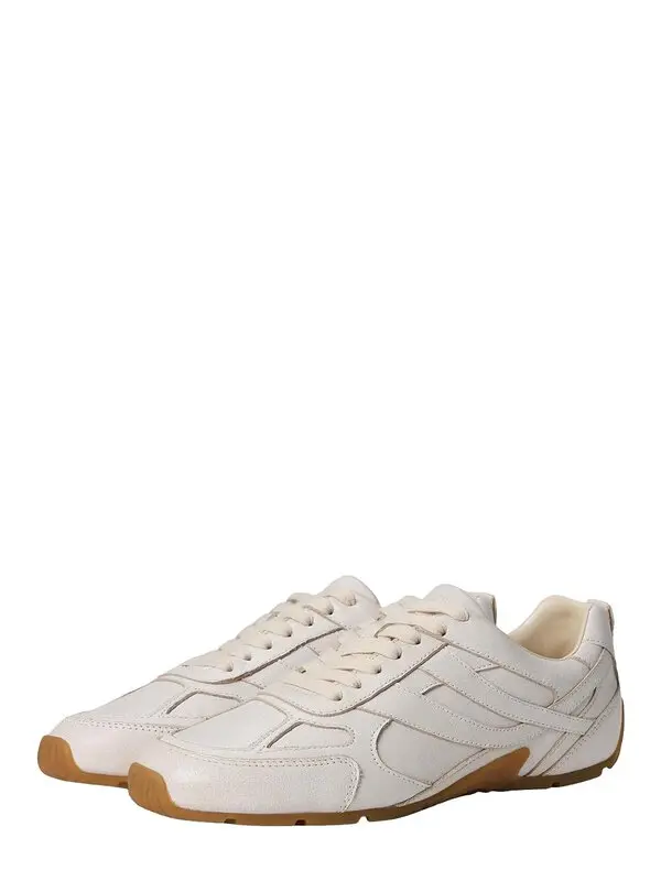 Vince Mojave Leather Trainers - Bone