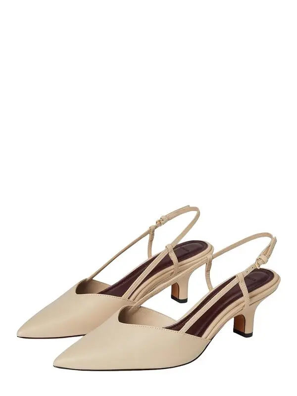 Vince Levvy Slingback Shoes - Beige