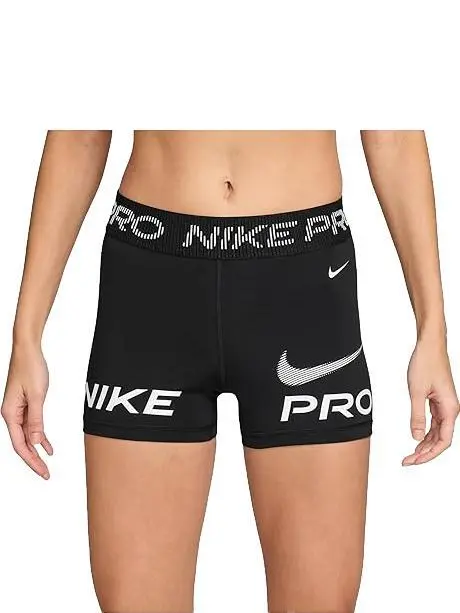Nike Pro Mid-rise 3 Biker Shorts - Black