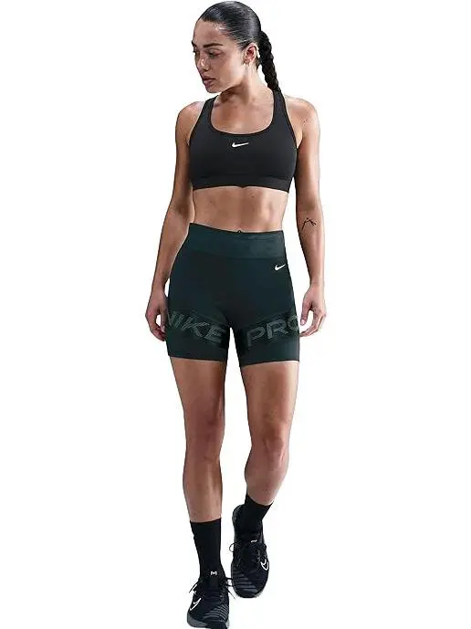 Nike Pro Sculpt Dri-fit High-waisted 5" Biker Shorts - Green