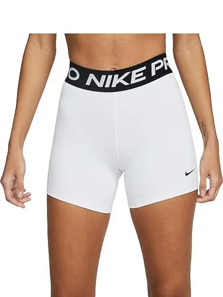 Nike Pro 5 Inch Shorts - White