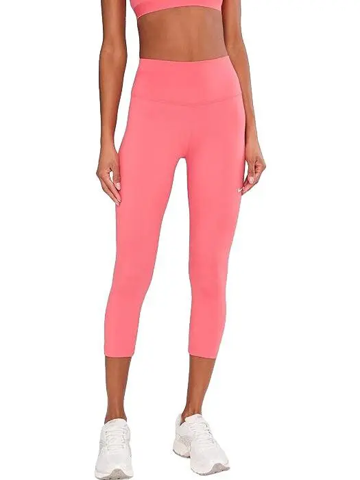 Nike High-waisted Cropped Leggings - Pink