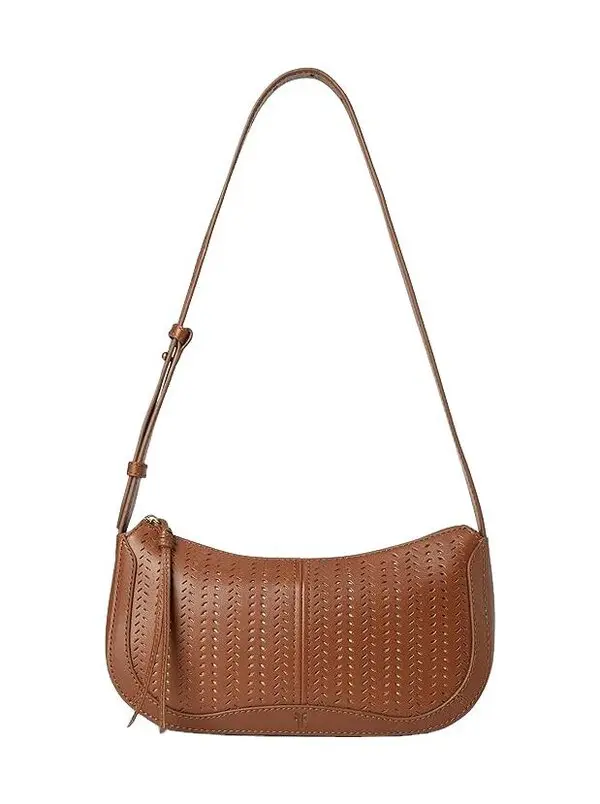 THE FRYE COMPANY Stella Baguette Shoulder Bag - Tan