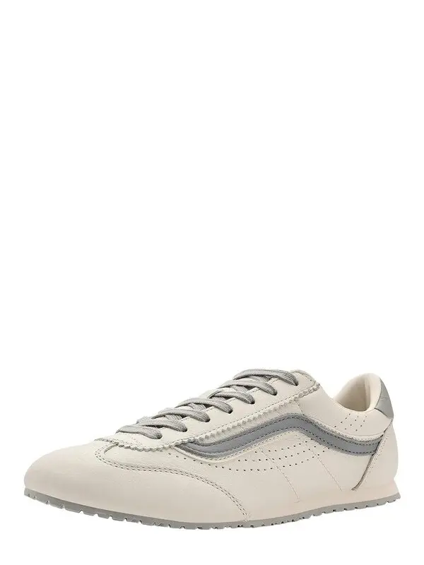 VANS Vintage Track-inspired Suede Low-top Sneakers - Beige
