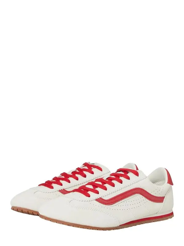 VANS Vintage Track-inspired Suede Low-top Sneakers - White