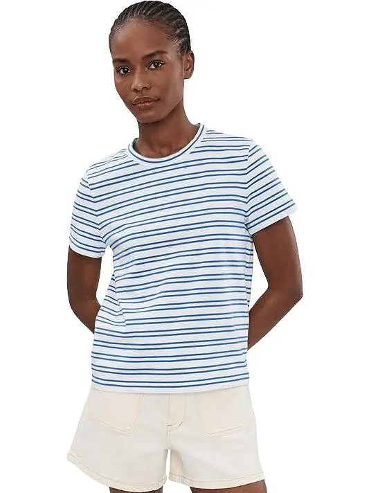 Madewell Striped Crewneck T-shirt - White