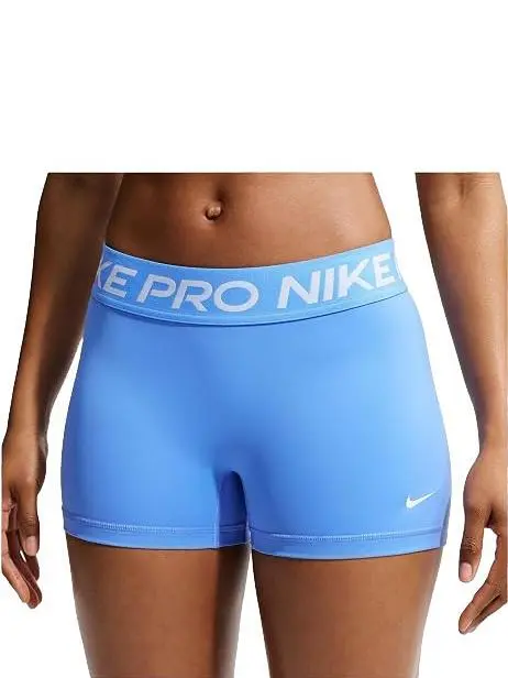 Nike Pro Mid-rise Biker Shorts - Blue