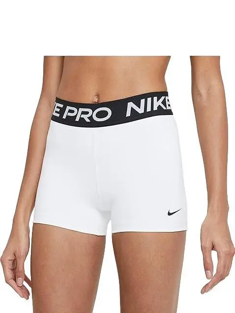 Nike Pro 3" Short - White