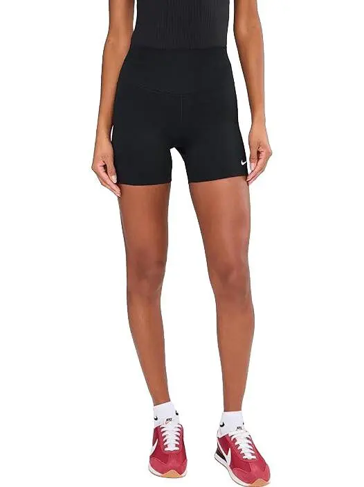 Nike High-waisted 5" Biker Shorts - Black