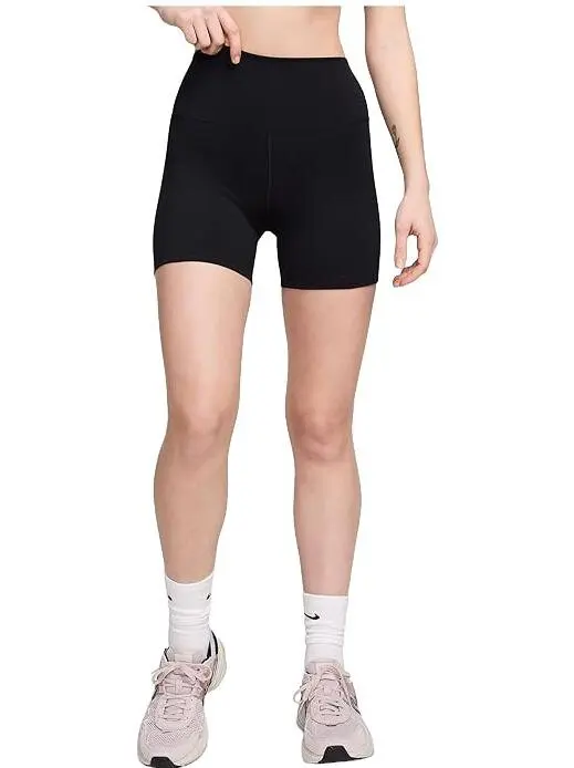 Nike High-waisted 5" Biker Shorts - Black