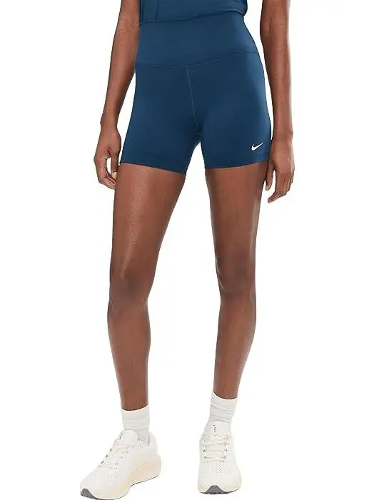 Nike High-waisted 5" Biker Shorts - Navy
