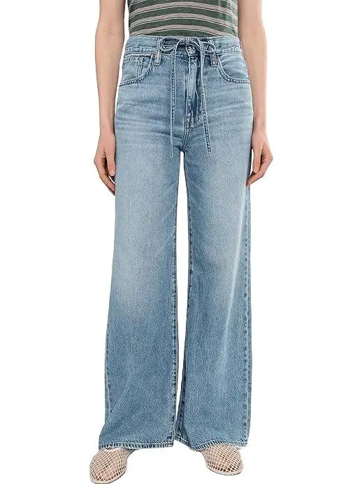 Madewell Ultimate Wide Leg Jeans In Raebrook Wash - Blue