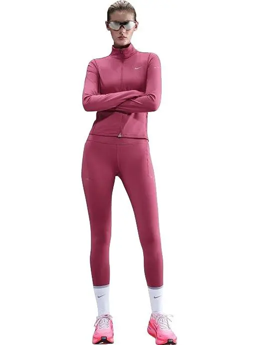Nike Dri-fit Swift High-waisted 7/8 Running Leggings - Pink
