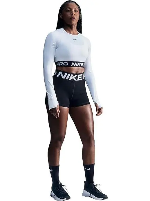Nike Pro Sculpt High-waisted 3" Biker Shorts - Black