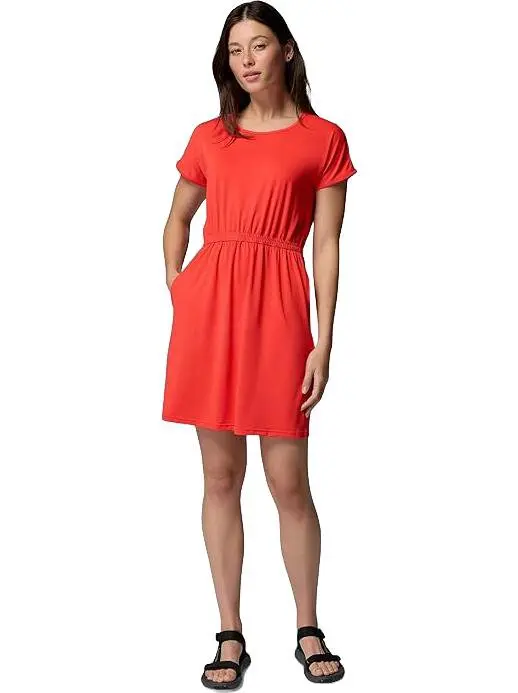 Columbia Short Sleeve Dress - Red