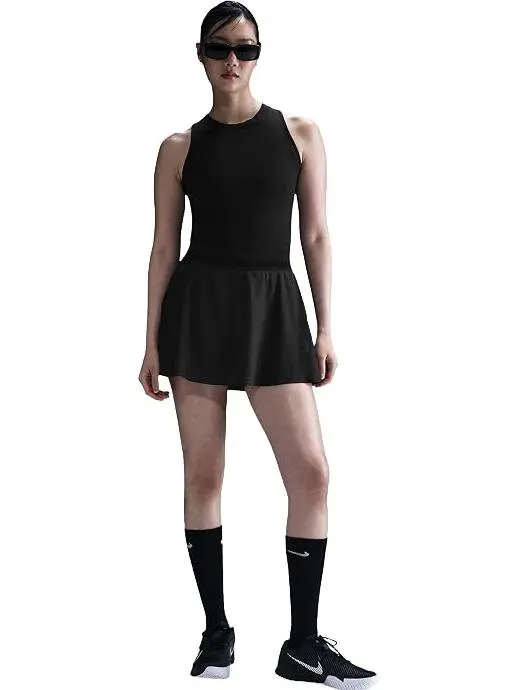 Nike Court Advantage Dri-fit Short Tennis Skirt - Black/black
