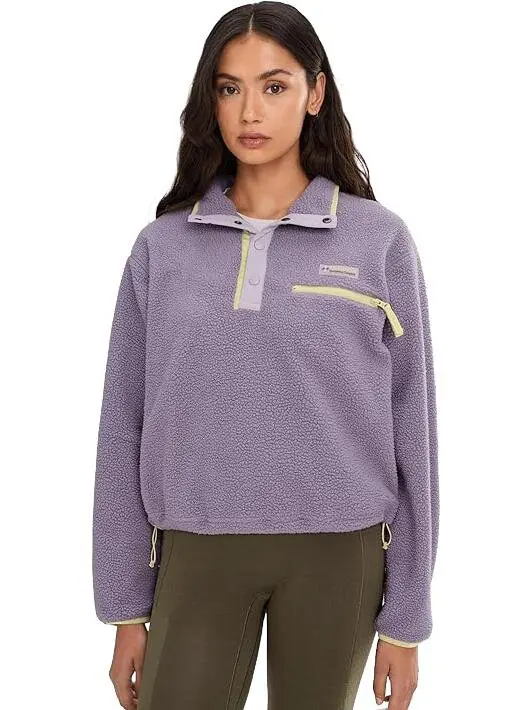 Columbia Helvetia Ii Cropped Fleece - Purple