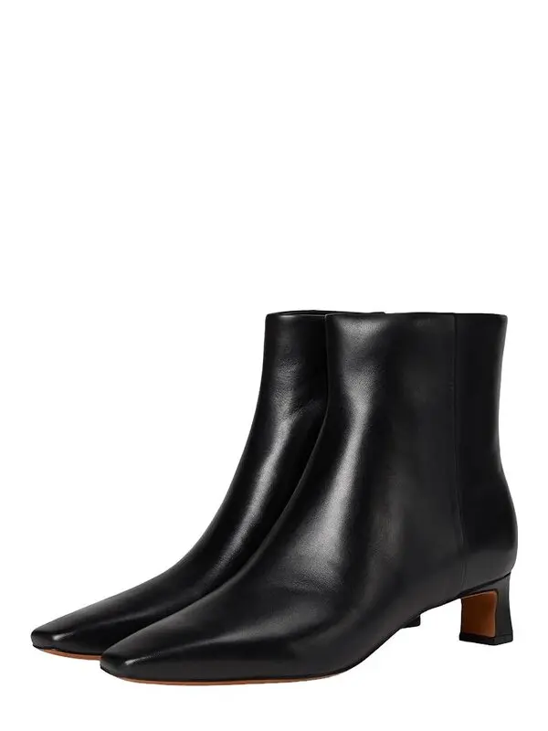 Vince Harlan Zip Short Boots - Black