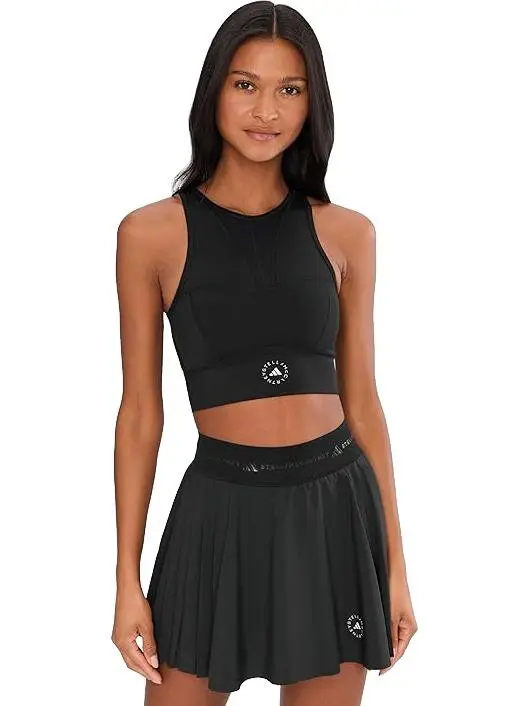 Adidas By Stella McCartney By Stella Mccartney Training Crop Top Bra - Black