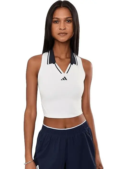Adidas Climacool Crop Tank Pro - White