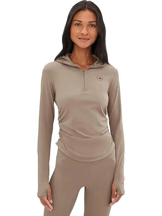 Adidas By Stella McCartney Ruched Long Sleeve Top - Brown