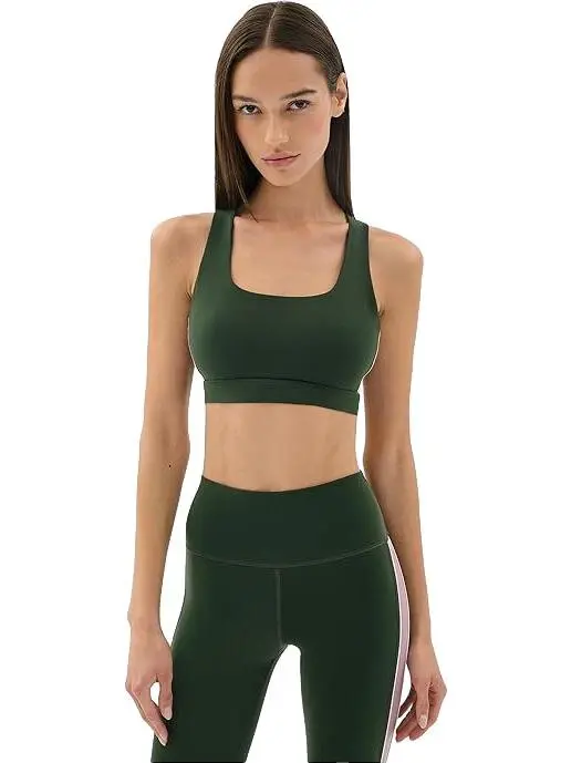 Splits59 Lexi Rigor Medium Support Sports Bra Bra Military/blush - Black