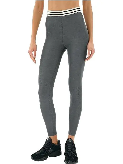 Splits59 Bailey High-waist Ribbed Active Leggings - Gray
