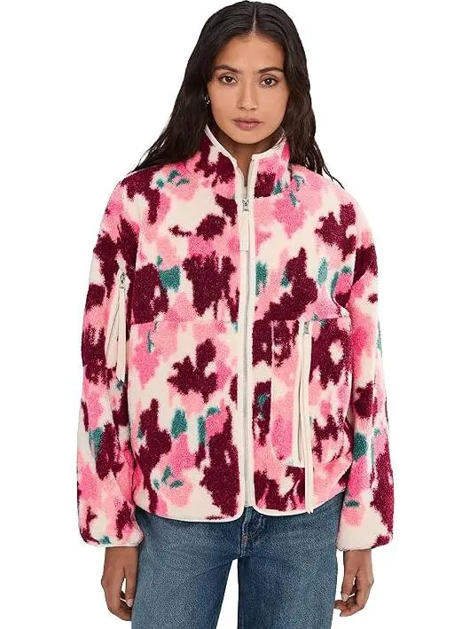 UGG Marlene Splatter Fleece Jacket - Multi
