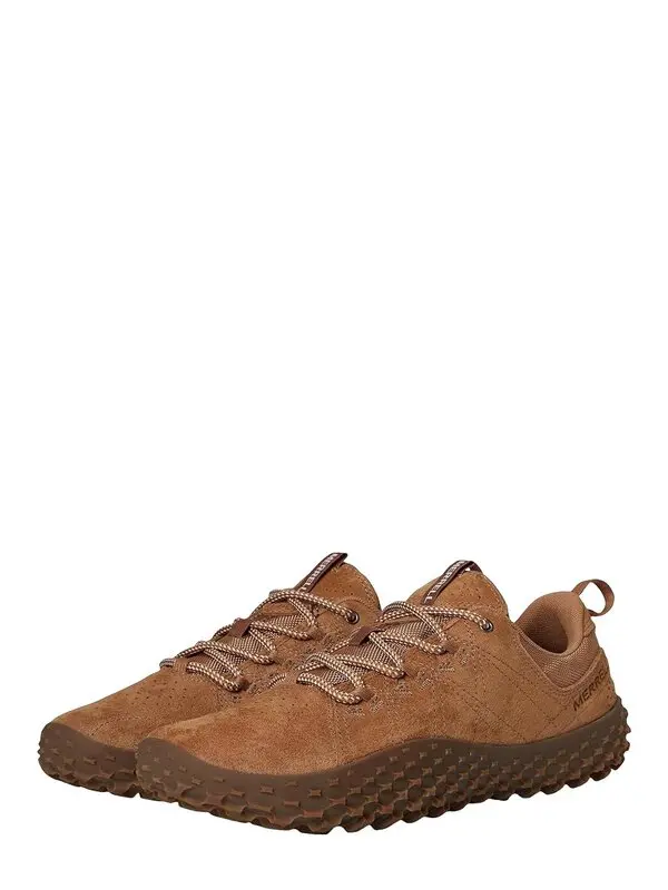 Merrell Wrapt Suede Lace-up Casual Shoes - Brown