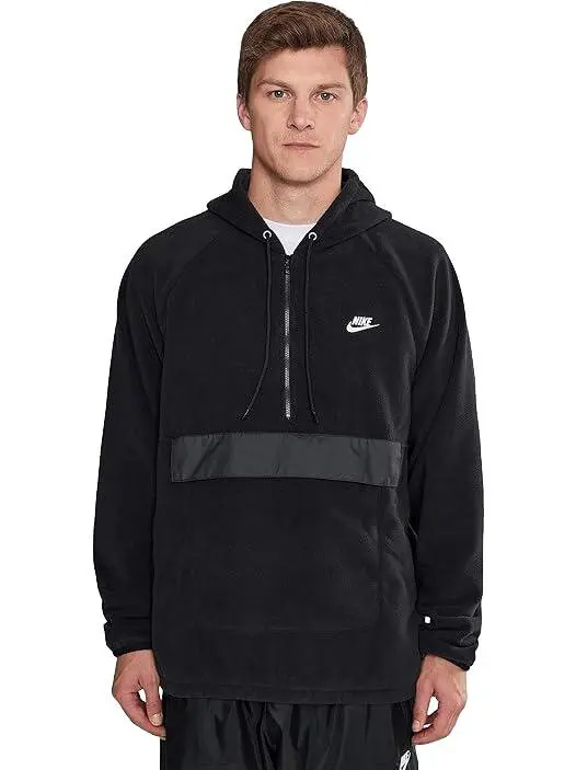 Nike Club Fleece Half-zip Pullover - Black