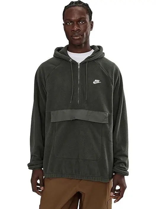 Nike Club Fleece Half-zip Pullover - Olive