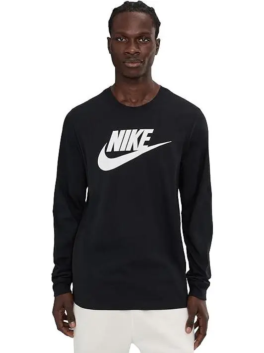 Nike Icon Futura Long Sleeve T-shirt - Black
