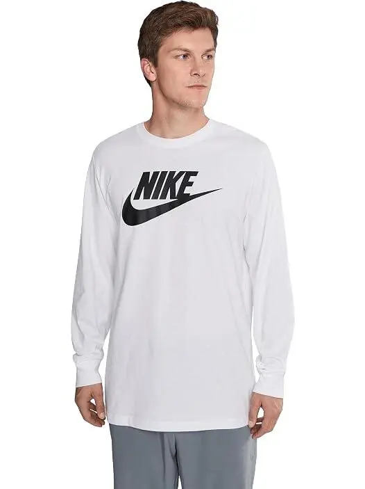 Nike Icon Futura Long Sleeve T-shirt - White