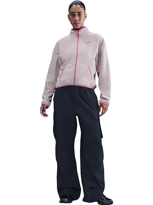 Nike Club Fleece Loose Track Jacket - Pink