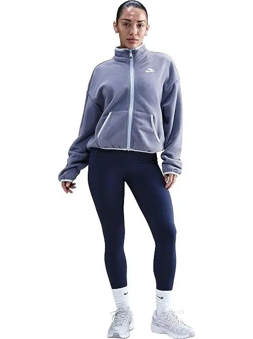 Nike Club Fleece Loose Track Jacket - White