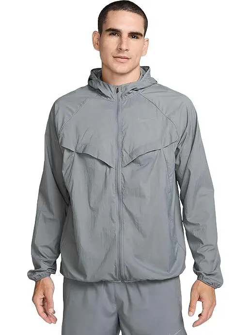 Nike Stride Repel Uv Running Jacket - Gray