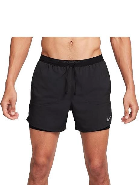 Nike Dri-fit Stride 2-in-1 5" Shorts - Black