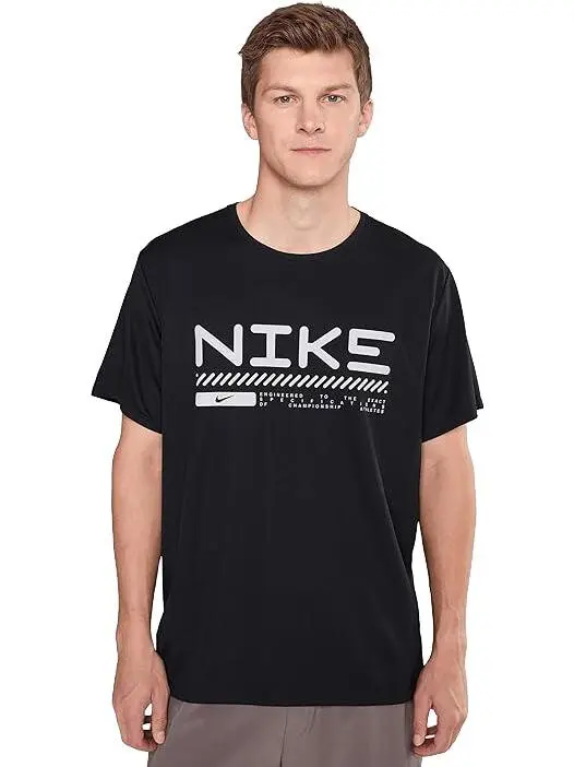 Nike Short Sleeve Workout Top - Black