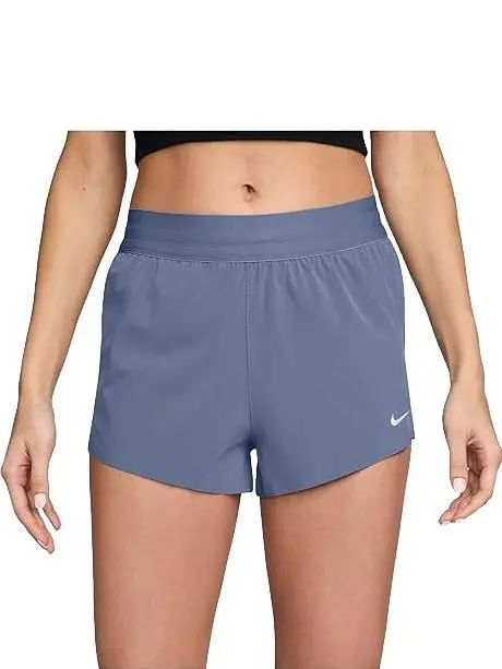 Nike 2.5 Swift Dri-fit Mid-rise Brief-lined Running Shorts - Blue