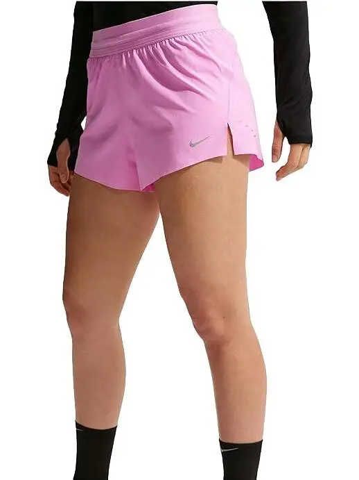 Nike Swift Dri-fit Mid-rise Brief-lined Running Shorts - Pink