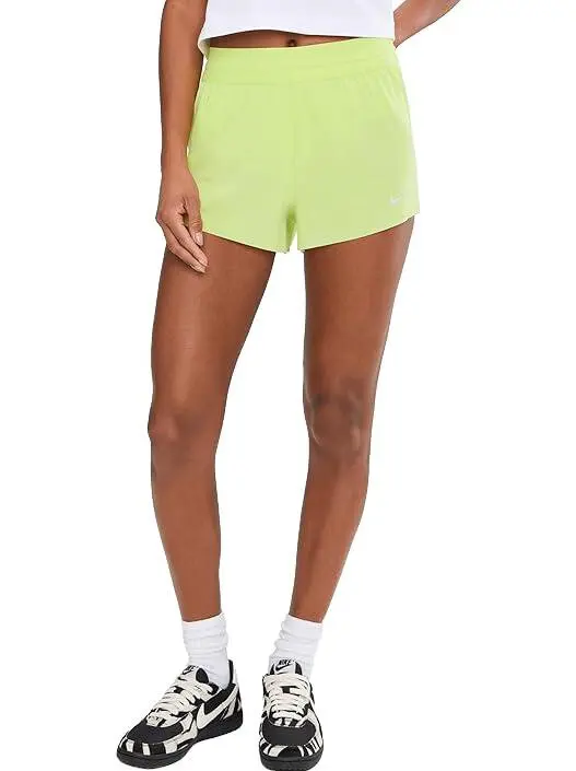 Nike 2.5 Swift Dri-fit Mid-rise Brief-lined Running Shorts - Yellow